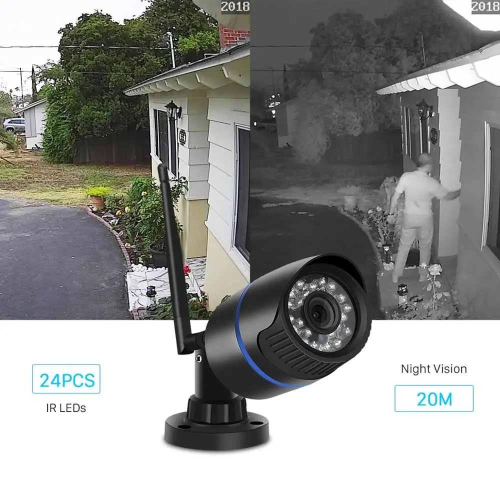 Simicam 5MP 2KHD Smart Wifi IP Camera Outdoor ONVIF P2P, 50% OFF