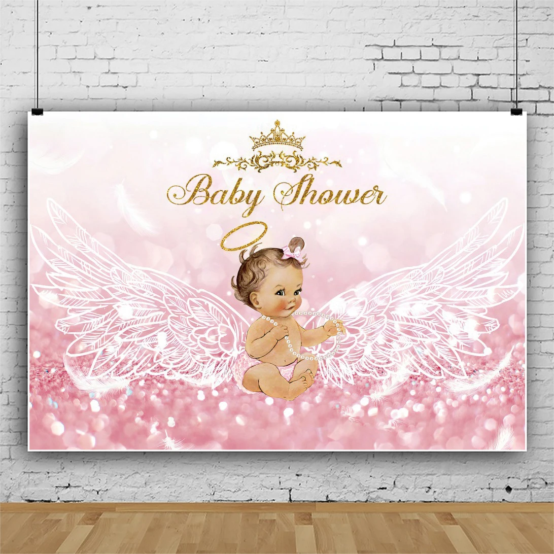 Pink Baby Angels Background