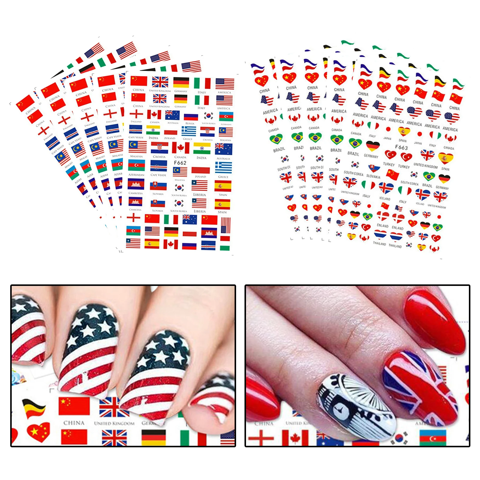 Polish Flag Nail Designs