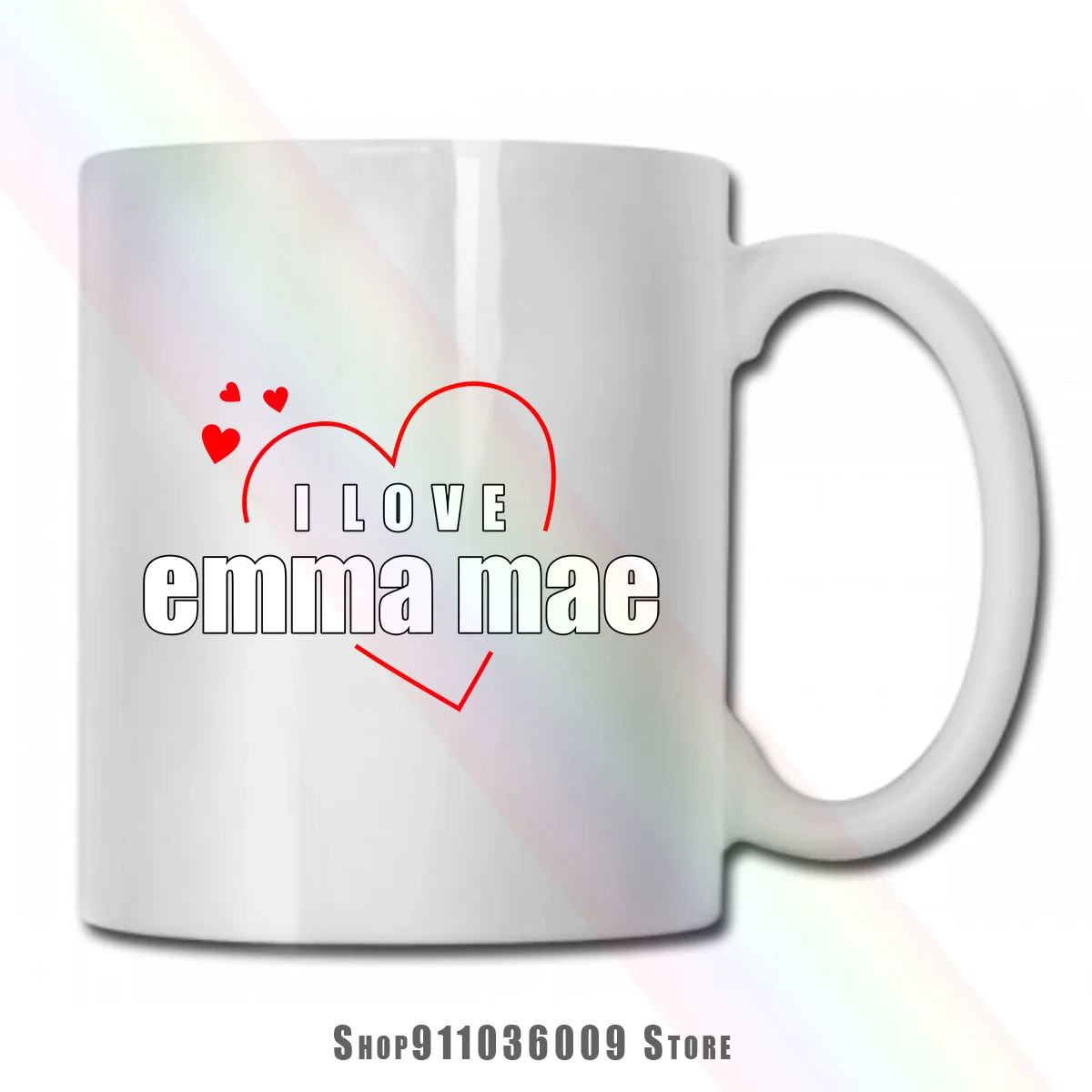 I Love Emma Mae mug cup tazas|Mugs| - AliExpress