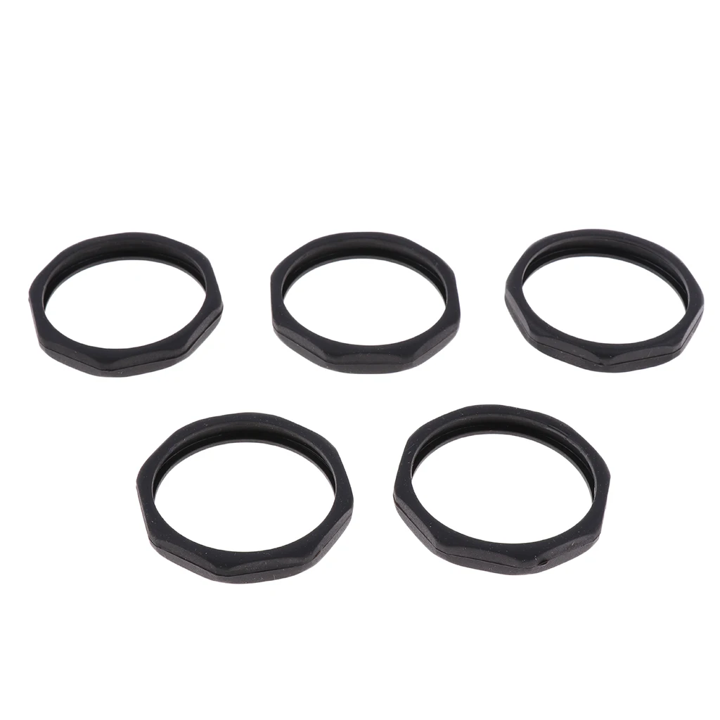 5pcs Microphone Slip Anti Rolling Protection Ring Mic Silicone Ring ...