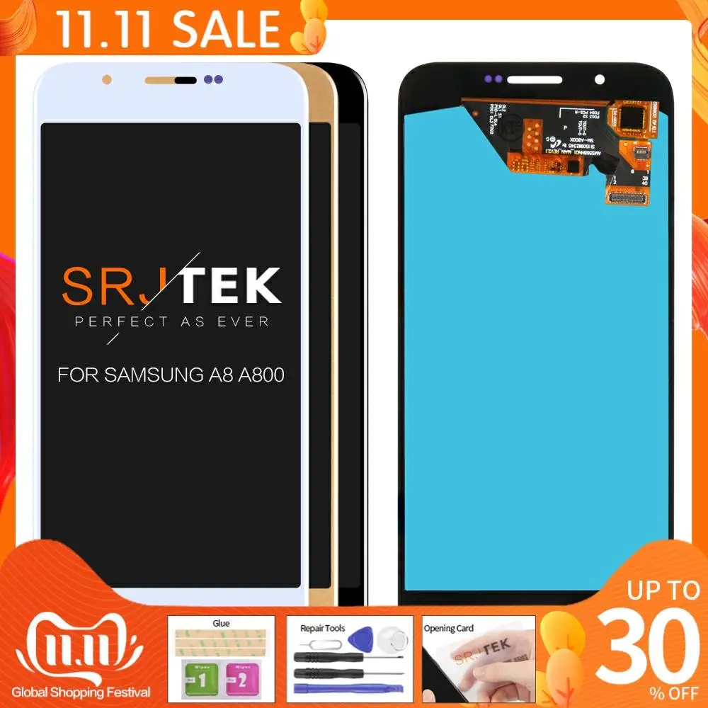 AMOLED 5.7" LCD For Samsung Galaxy A8 A800 A8000 A800F LCD Screen ...