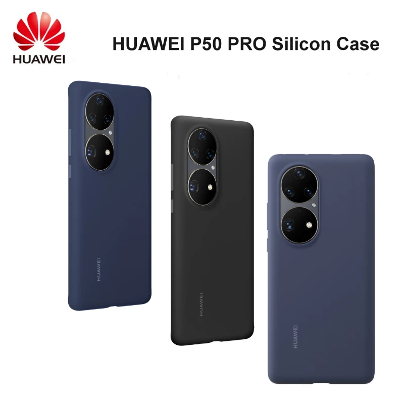 Funda de silicona Original para Huawei P50 Pro, carcasa de lujo de ...