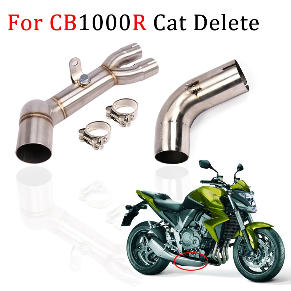 Motorcycle Exhaust For Honda CB1000R 2008 2018 Cat Delete 17 16 15 14 13 CB1000 R AK Escape ...
