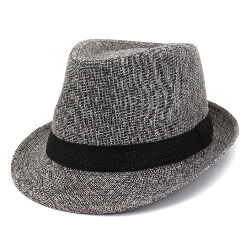Sombrero de algodón y lino de estilo británico para hombre y mujer ...