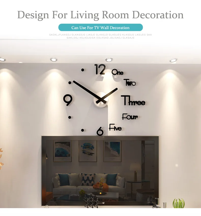 DIY 3D Wall Clock | asghedom.com