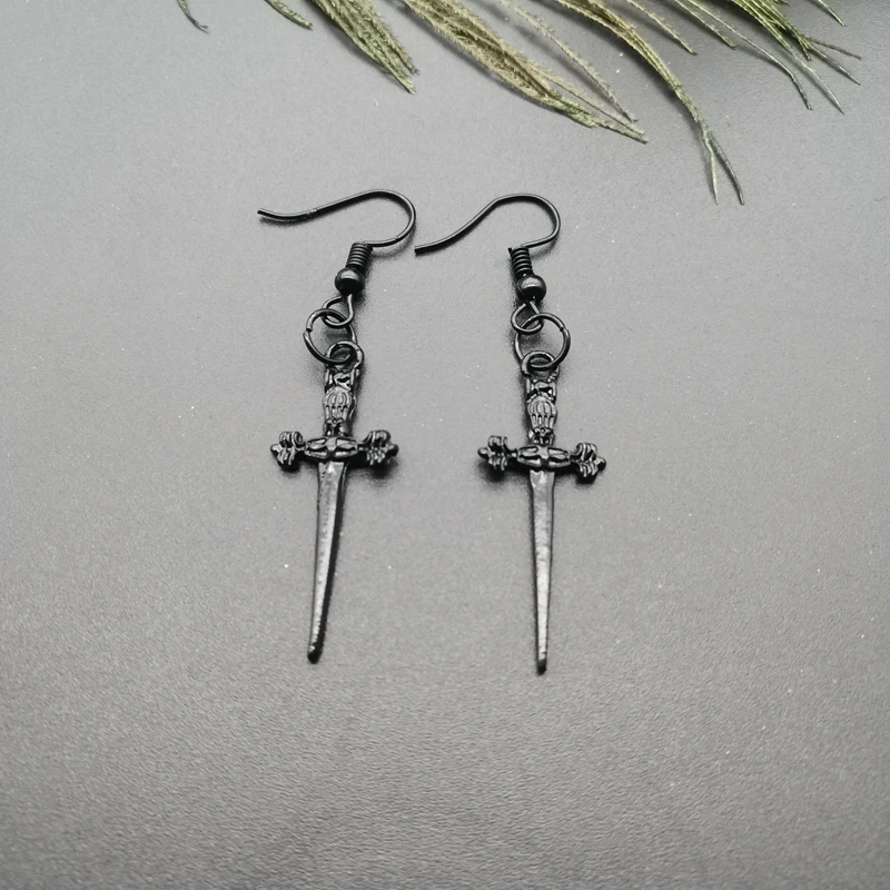 Dagger Earrings | Jewelry | Pendant | Dangle Earrings - Earrings ...
