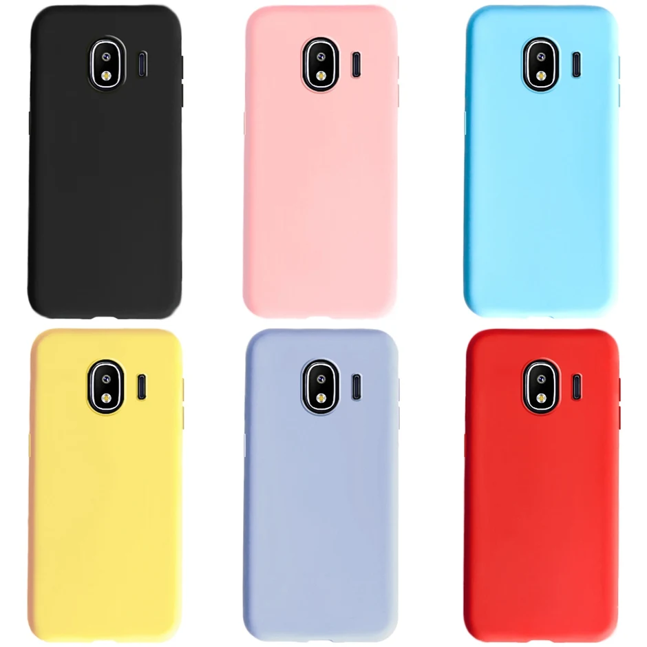 Funda de silicona suave para Samsung Galaxy J4 2018 J400 J400F, carcasa de TPU para Samsung J4 ...