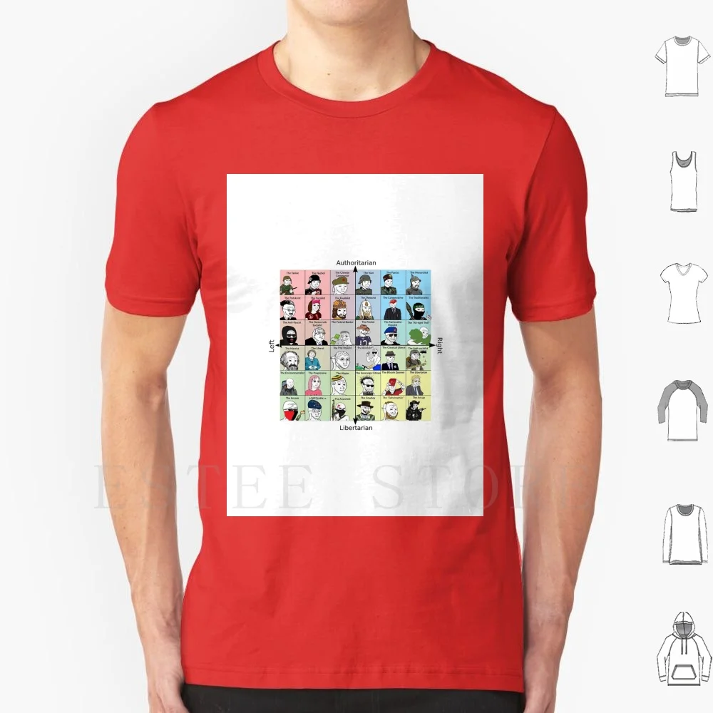 Wojak-Political-Compass-T-Shirt-Men-Cotton-6Xl-Wojak-4Chan-Doomer ...