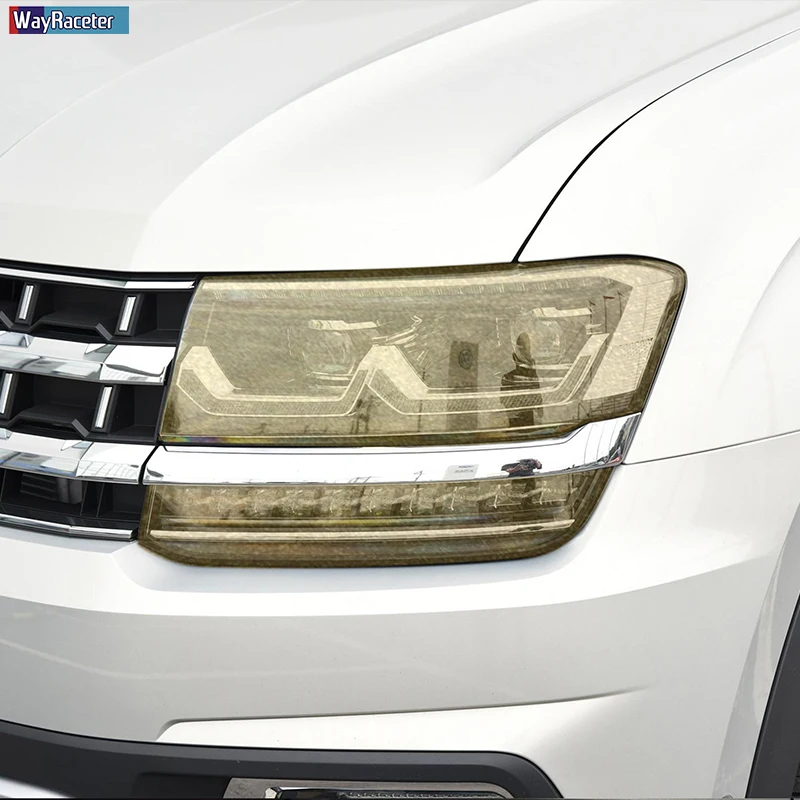 Car Headlight Protective Film Headlamp Transparent Black TPU Sticker ...