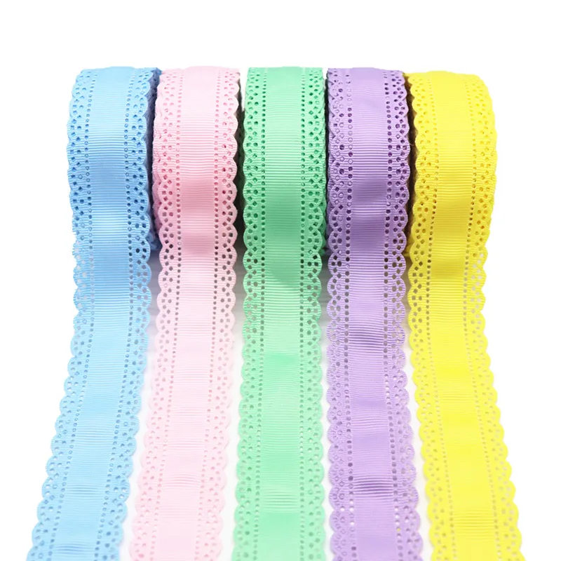 5-Yards-lot-30mm-Grosgrain-Ribbons-For-Cake-Hollow-Flowers-Cloth-Tape ...