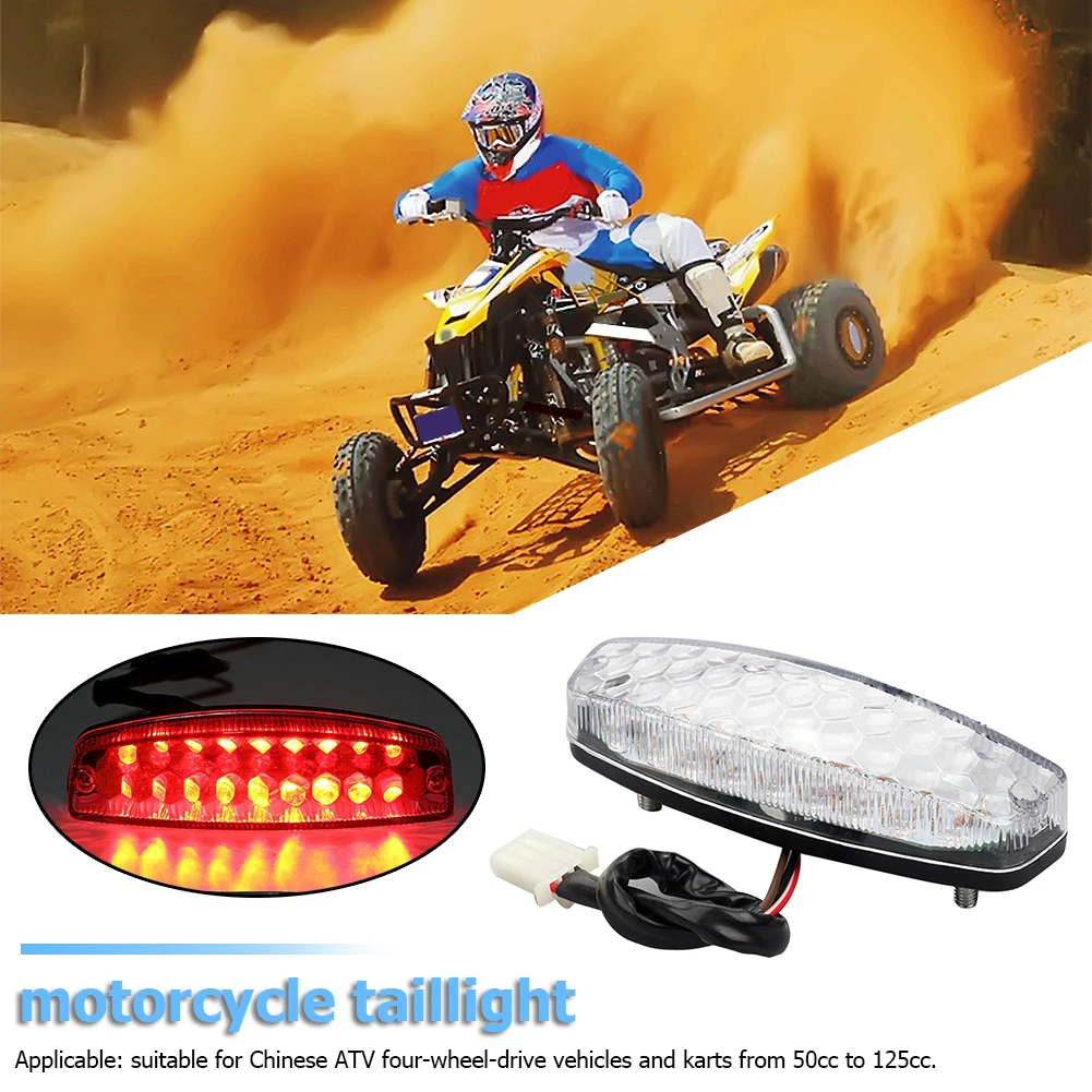 TaoTao Sunl 중국 쿼드 50cc 125cc 에 대 한 3 와이어 LED ATV 후면 테일 브레이크 라이트 오토바이 외관 ...