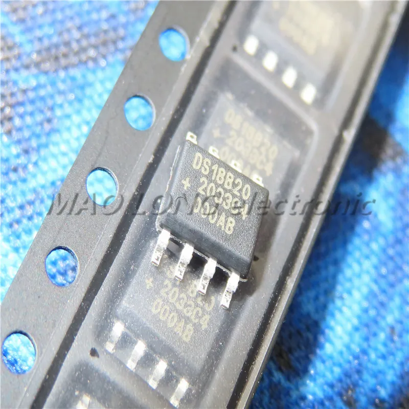 10pcs/lot Ds18b20 Ds18b20z Sop-8 Smd Temperature Sensor Brand New ...