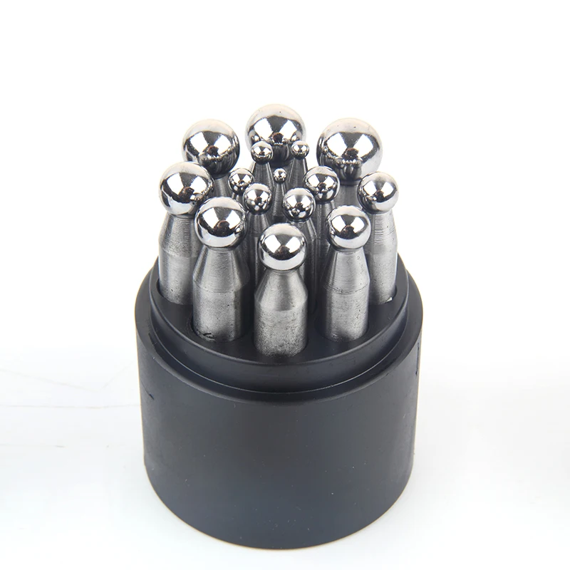 15-17Pcs-Jewelry-Dapping-Punches-Set-Stainless-Steel-Dapping-Block-DIY ...