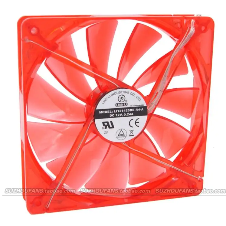 Li121425be-r4-a 12V 0.24a 140 * 140 * 25 14025 three wire cooling fan ...