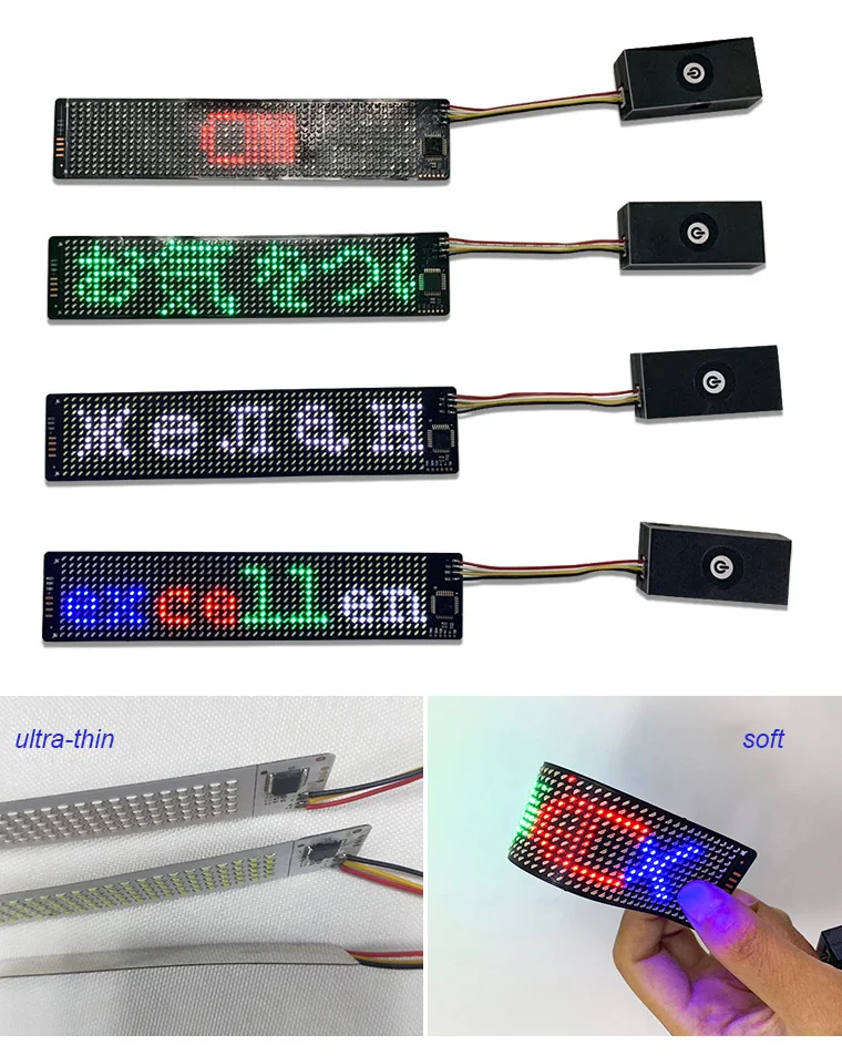 2pcs-Flexible-Led-Module-Ultra-Thin-Bluetooth-Program-USB-Charging-Led ...