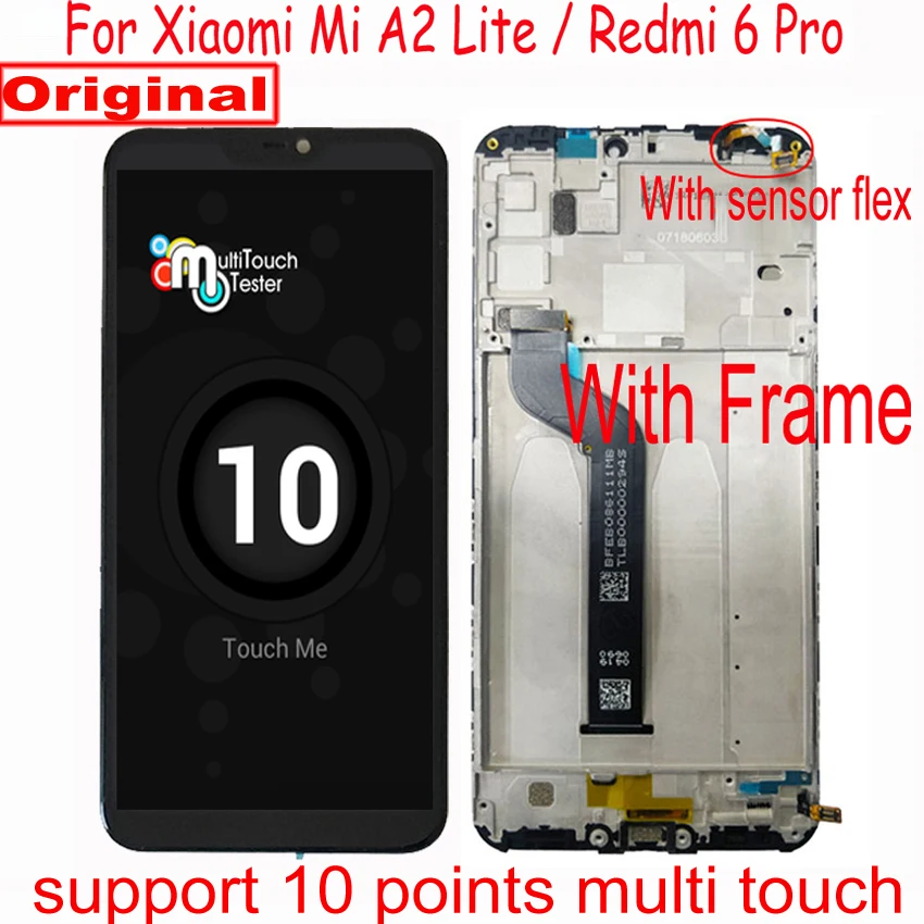 Pantalla LCD Original para Xiaomi Redmi 6 Pro / Mi A2 Lite MiA2 Lite ...
