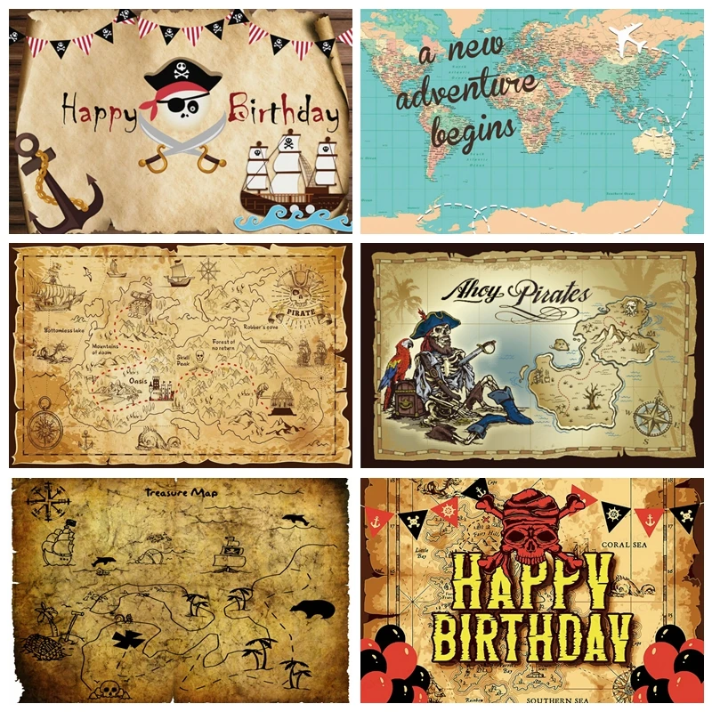 Pirate Invitation Background