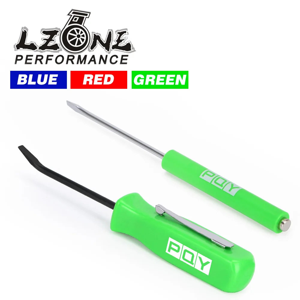 Mini Pocket Clips Screwdriver Strong Magnetic Slotted + Pocket Pry Bar ...