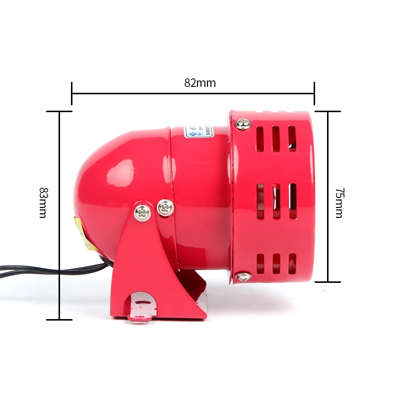 AC-220V-110V-DC-12V-24V-110DB-Red-Mini-Metal-Motor-Siren-Industrial ...