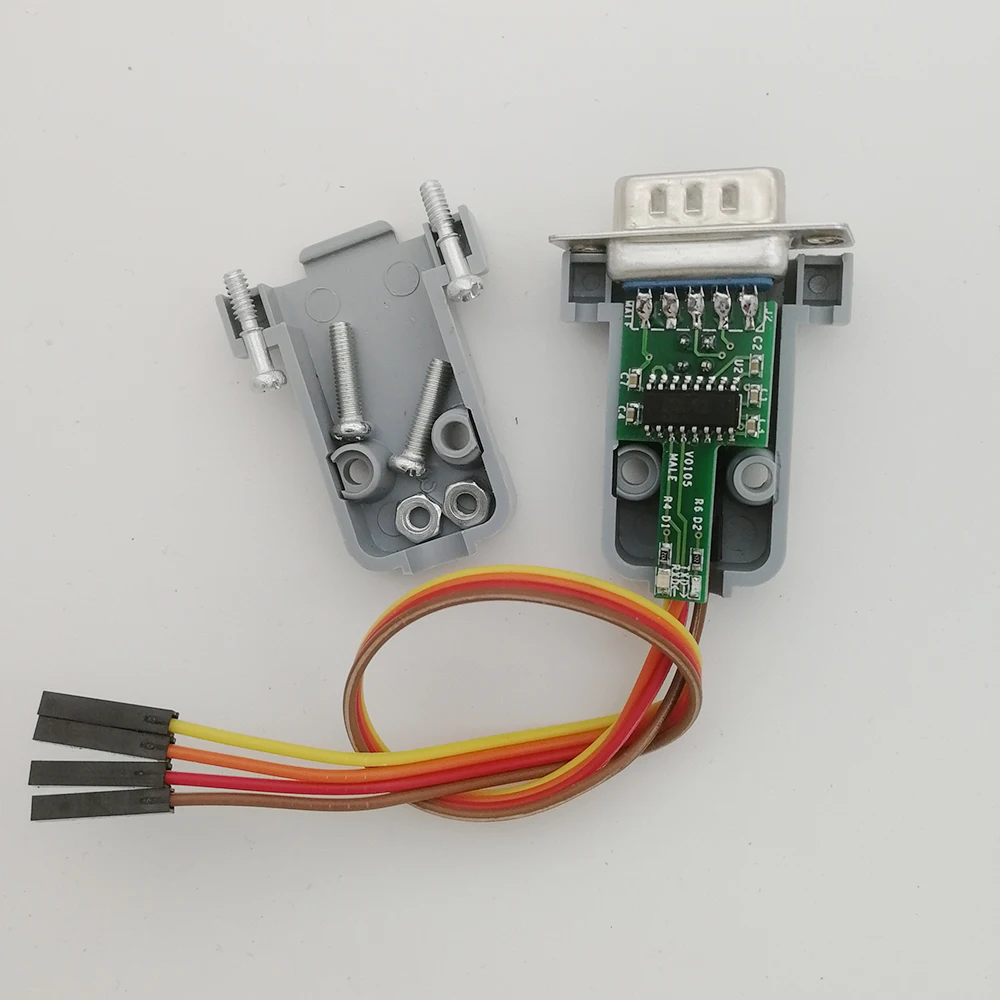 Female Hole Male Pin Serial COM Port TTL Level Shell RS232-TTL Two-Way ...
