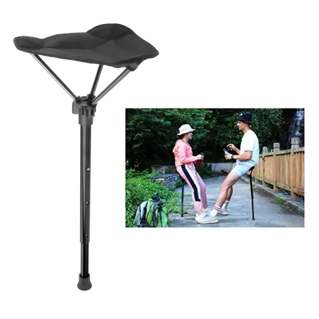 Tripod Folding Stool Concerts Slacker Chair Concert Telescopic Seat ...