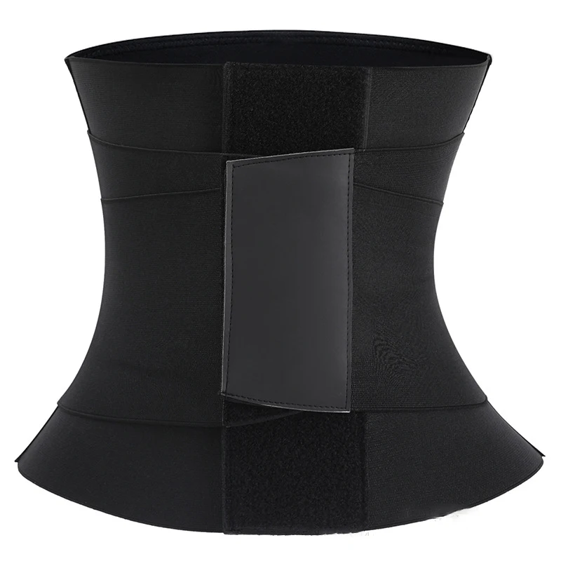 Black-Adjustable-Waist-Trainer-Belt-Fitness-Sport-Waist-Support-Body ...
