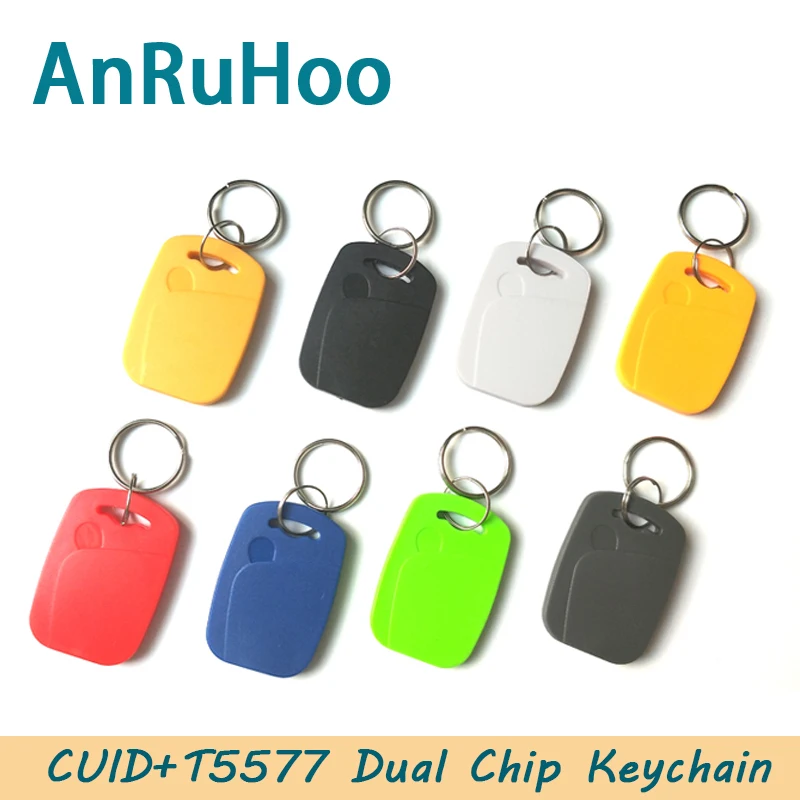 5pcs-Rfid-Dual-Chip-Smart-Tag-Ic-Id-Rewritable-Keychain-125khz-Clone ...