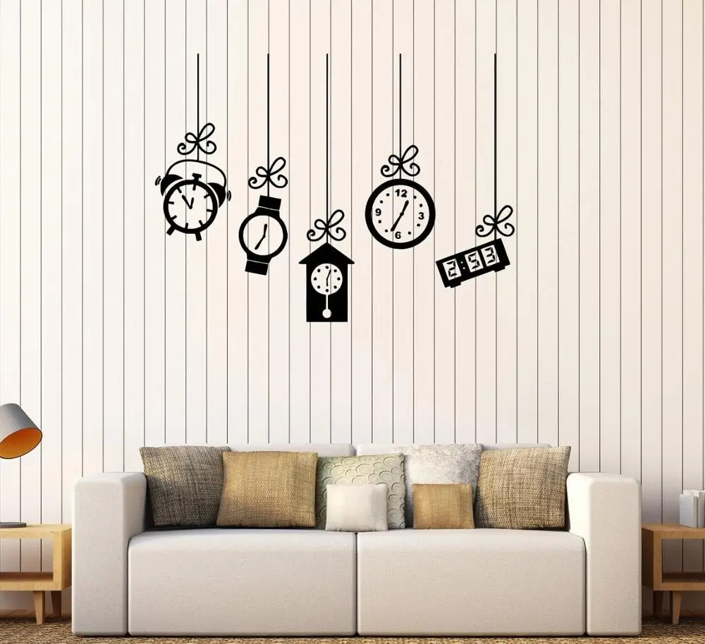 Vinyl Wall Decal Clock