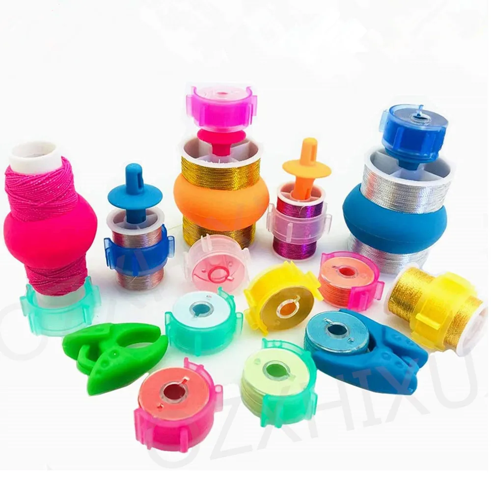 6-pieces-Thread-Spool-Huggers-Spool-Savers-Bobbin-Holders-Clamps-Sewing ...