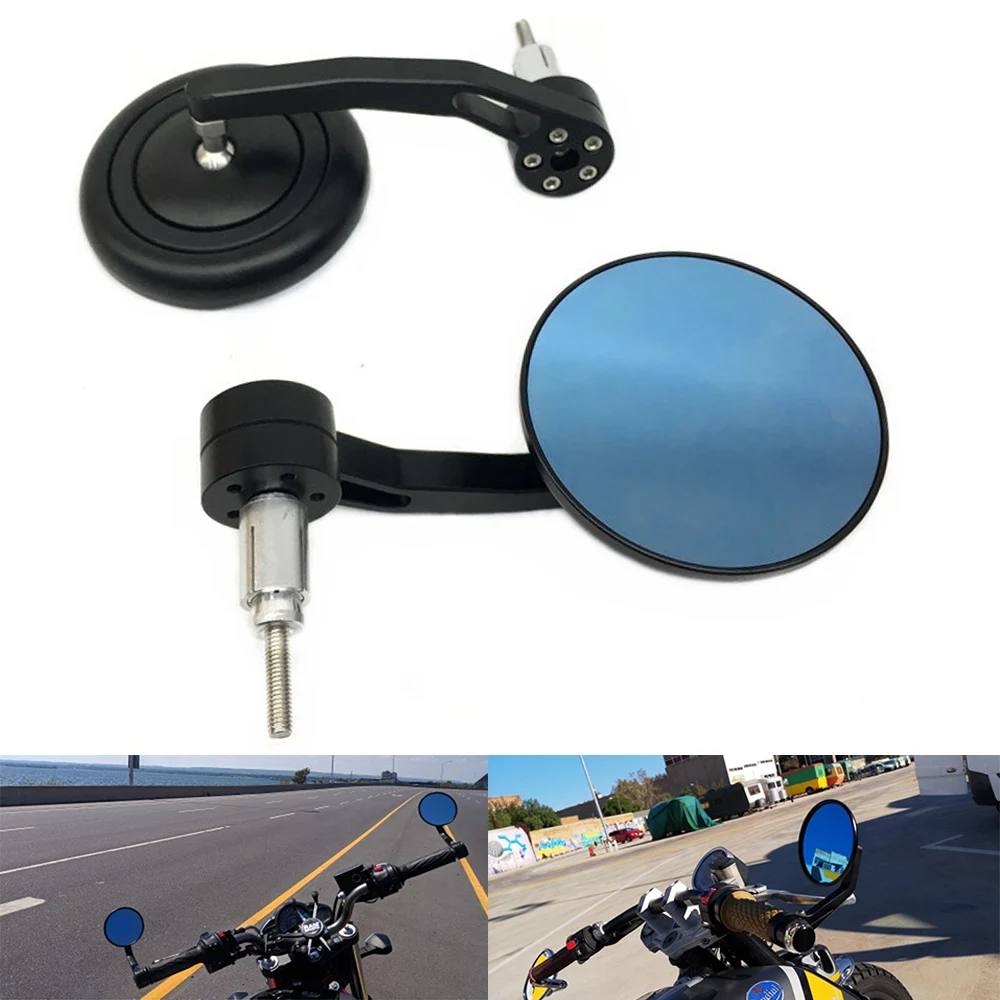 Handel-Bar-Ends-Motorcycle-Mirror-Handlebar-Ends-Rear-Mirrors-Side ...