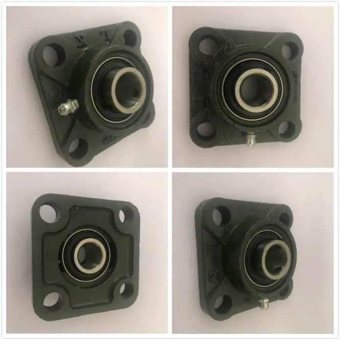 UCF201/UCF202/UCF203/UCF204/UCF205 Housing 4 Bolt Mounted Bearing Bore Square Flange Pillow Block