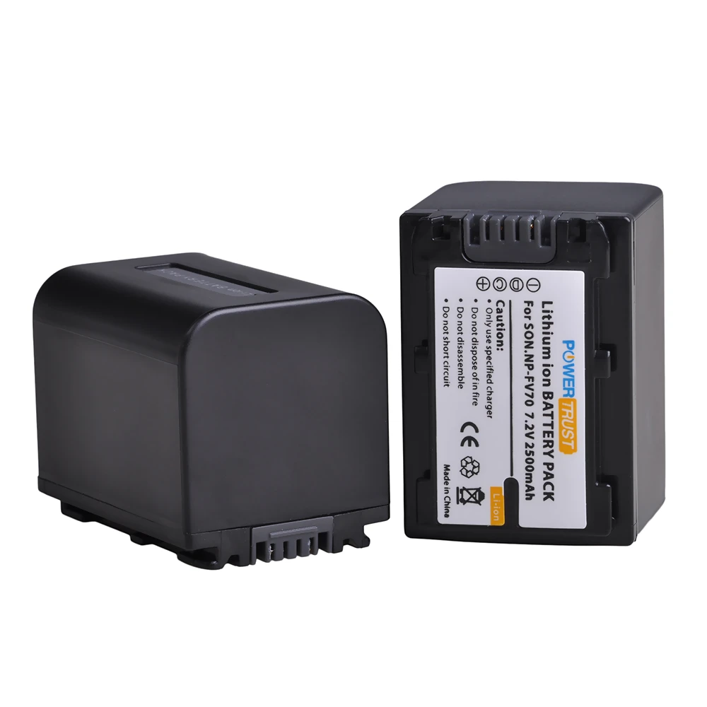 2500mAh NP FV70 NP FV70 NPFV70 Battery for Sony HDR CX190 HDR CX200 HDR CX210 HDR CX220 HDR ...