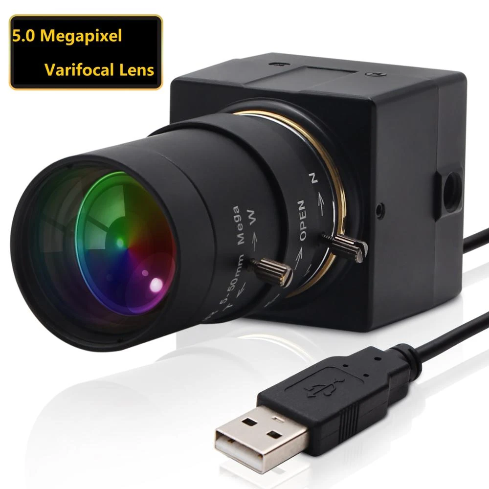 5 Megapixel 2592x944 High Resolution Usb 2.0 Webcam Aptina Mi5100 Color Cmos Full Hd Varifocal ...