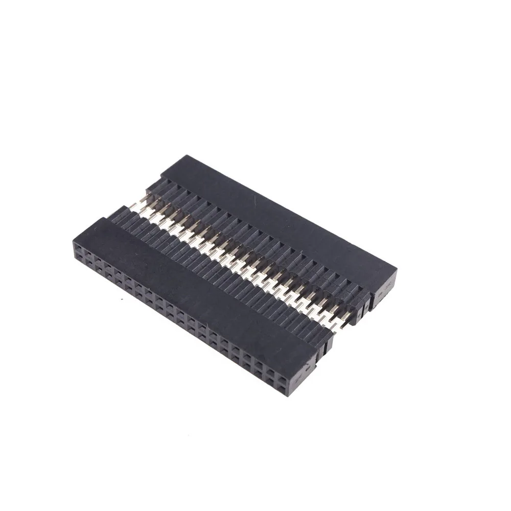 50 pcs 2.54 mm Pitch Dual Spacer Receptacle Socket GPIO Header for ...