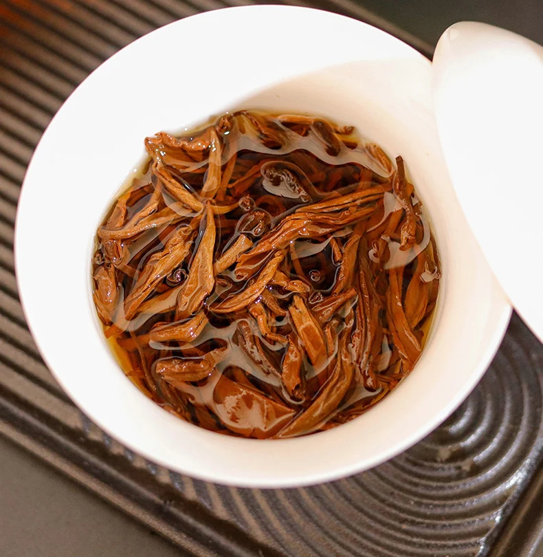 Yunnan Black Tea with Honey Sweet Notes Fengqing Dianhong Tea Red Brick ...