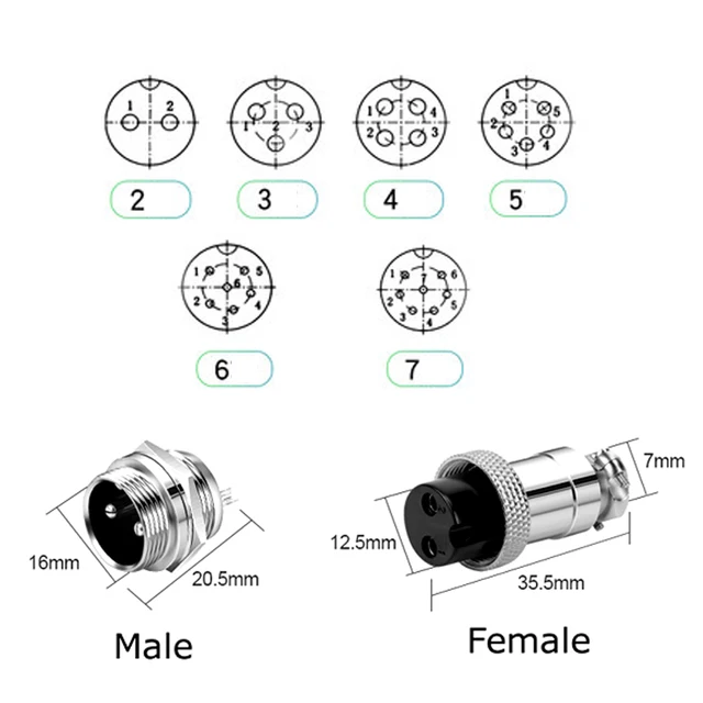 Kettős Gx16 2/3/4/5/6/7/8/9/10Pin – FIXO.hu