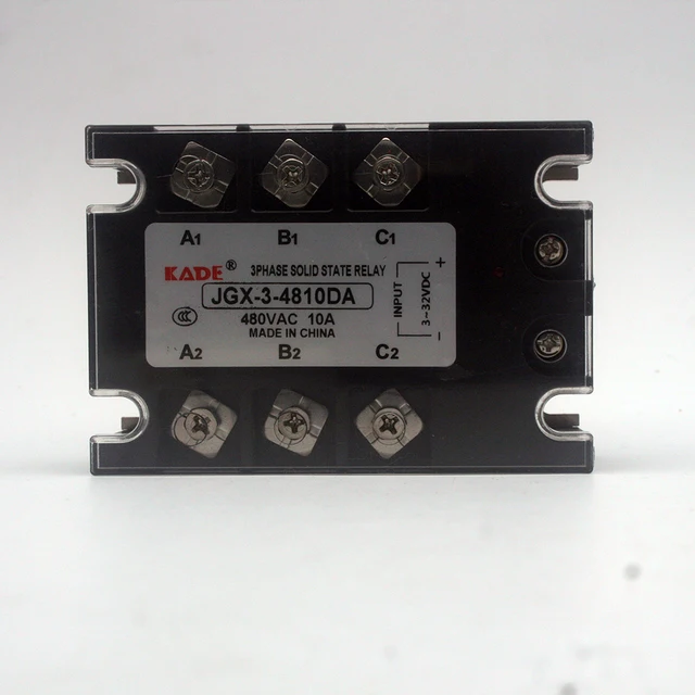 jgx-3/SSR -3-10DA/25DA/40DA/50DA/60DA/80DA DC Control AC Three Phase Solid State Relay 480VAC 3 ...