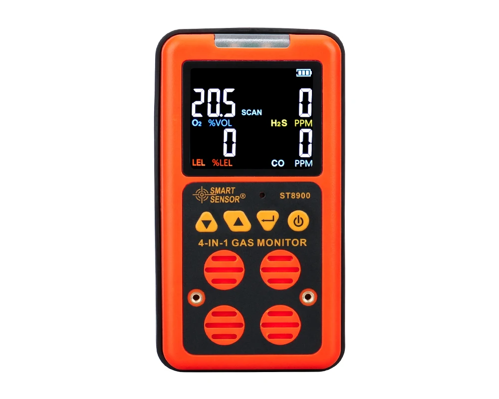 SMART SENSOR ST8900/ AS8900 Multi Gas Monitor Handheld gas detector Oxygen O2 Hydrothion H2S ...