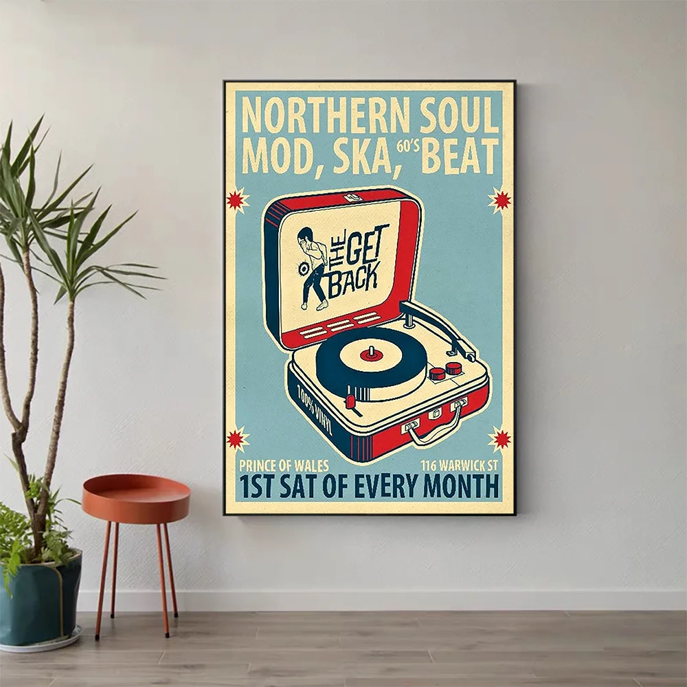W512-Silk-Fabric-Poster-Wall-Art-Decor-NORTHERN-SOUL-MOD-SKA-BEAR ...