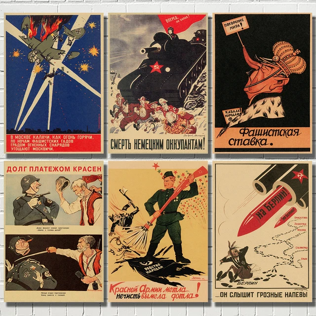 Lenin Propaganda Poster In English