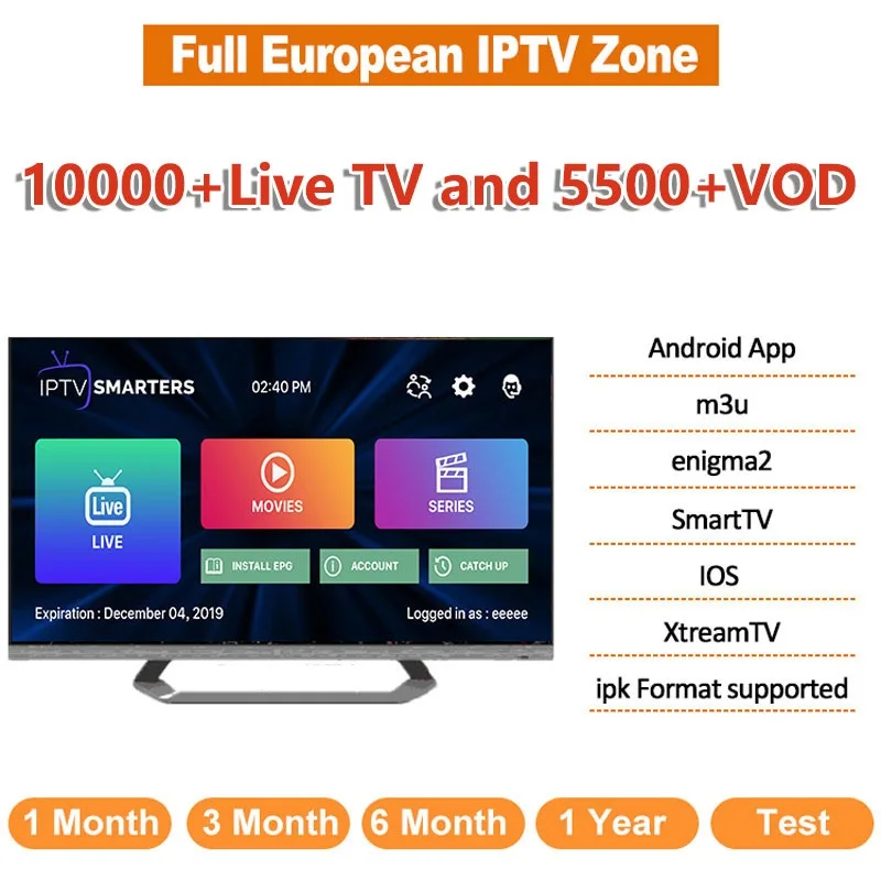 IPTV Subscription Spain IPTV M3U Poland IPTV 11000+Live channels ...