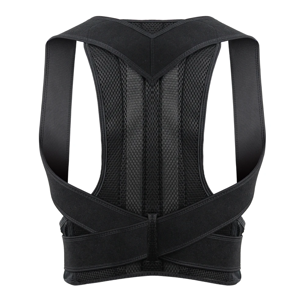 NY-48 Adjustable Back Posture Brace Back Pain Relief by Elastic Belt XL ...