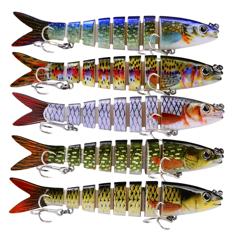 Hotsale-12cm-Fishing-Lure-Multi-Jointed-Hard-Bait-Lifelike-joint-bait ...