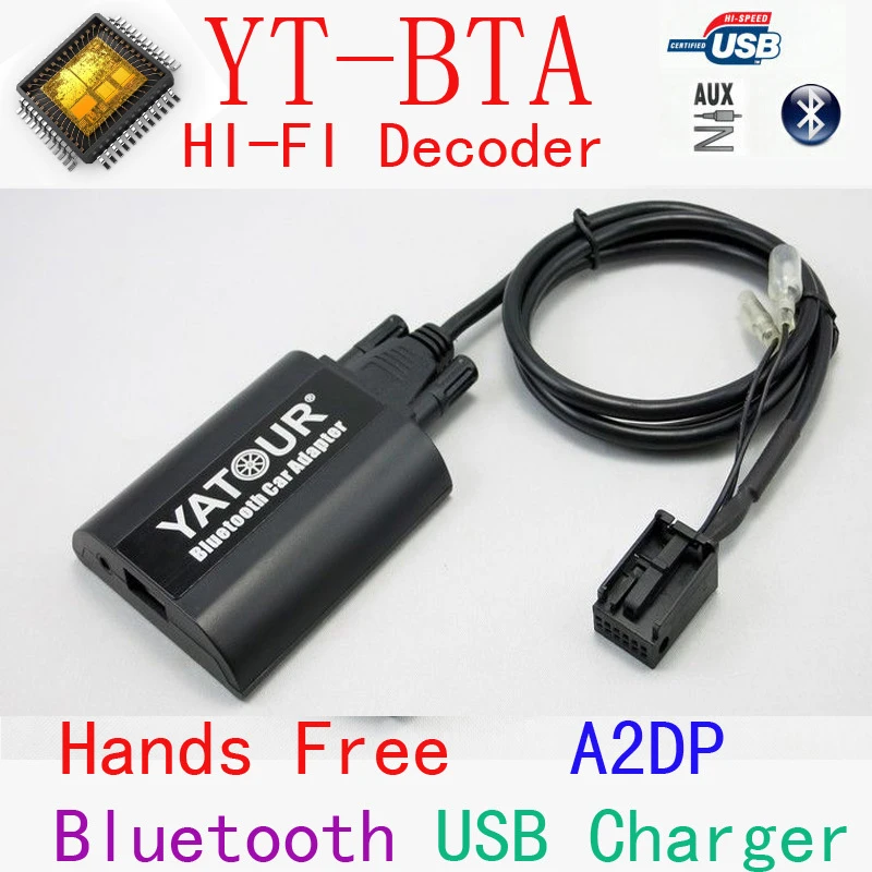 Yatour BTA RD4 Bluetooth car kit adapter fit Peugeot Citroen RD4 RT3 ...