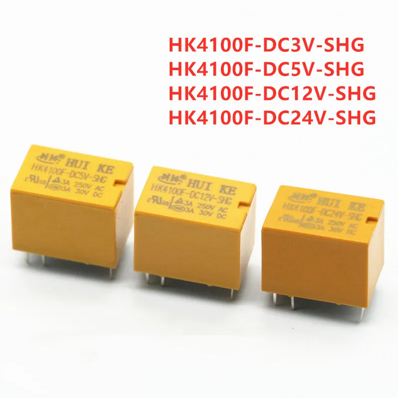 10pcs/lot Relay HK4100F-DC24V-SHG HK4100F-DC12V-SHG HK4100F-DC5V-SHG ...