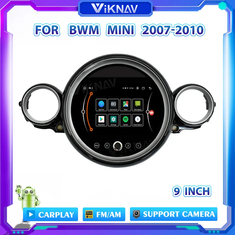 Android 64G Car Radio Audio Player Multimedia GPS for BMW Mini Light ...