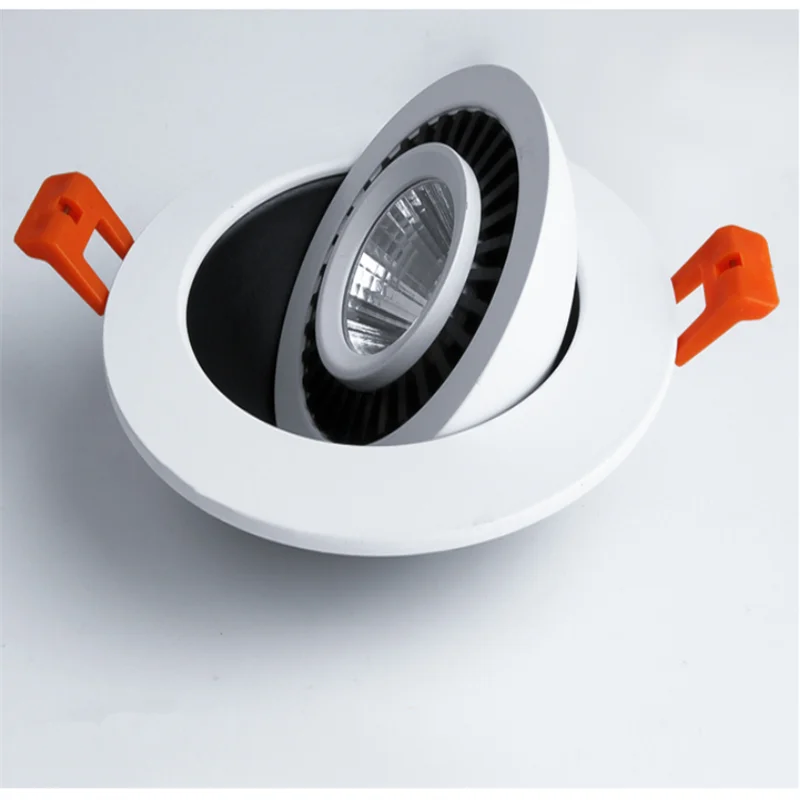 360 Angle Rotatable Led Cob Recessed Downlight Square 6w 9w 12w 15w 18w ...