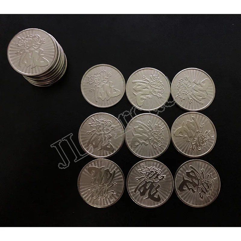100pcs-per-bag-Arcade-Style-Gaming-Coin-Tokens-25-1-85mm-Stainless ...