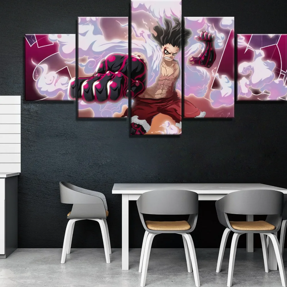 Póster de One Piece para decoración del hogar, pinturas decorativas ...